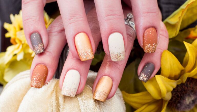 Easy Fall Nail Tutorial With Gel Polish [2026] - Rasberi Rose